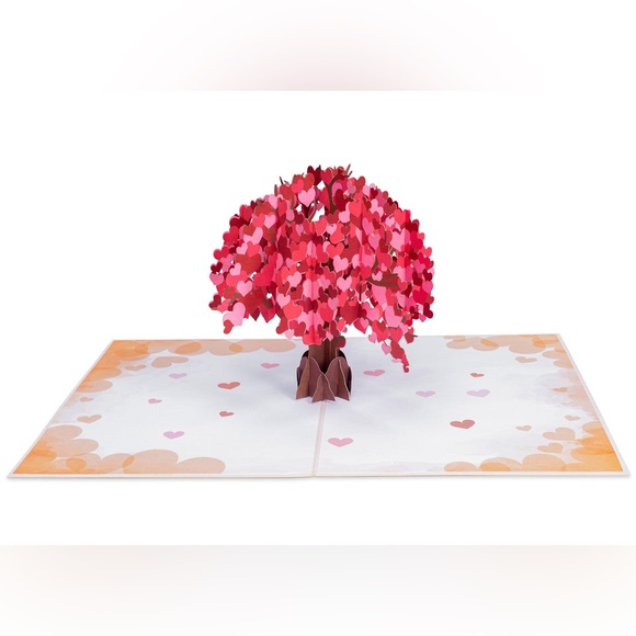 paper love | Office | Paper Love Heart Tree 3d Pop Up Card For All ...